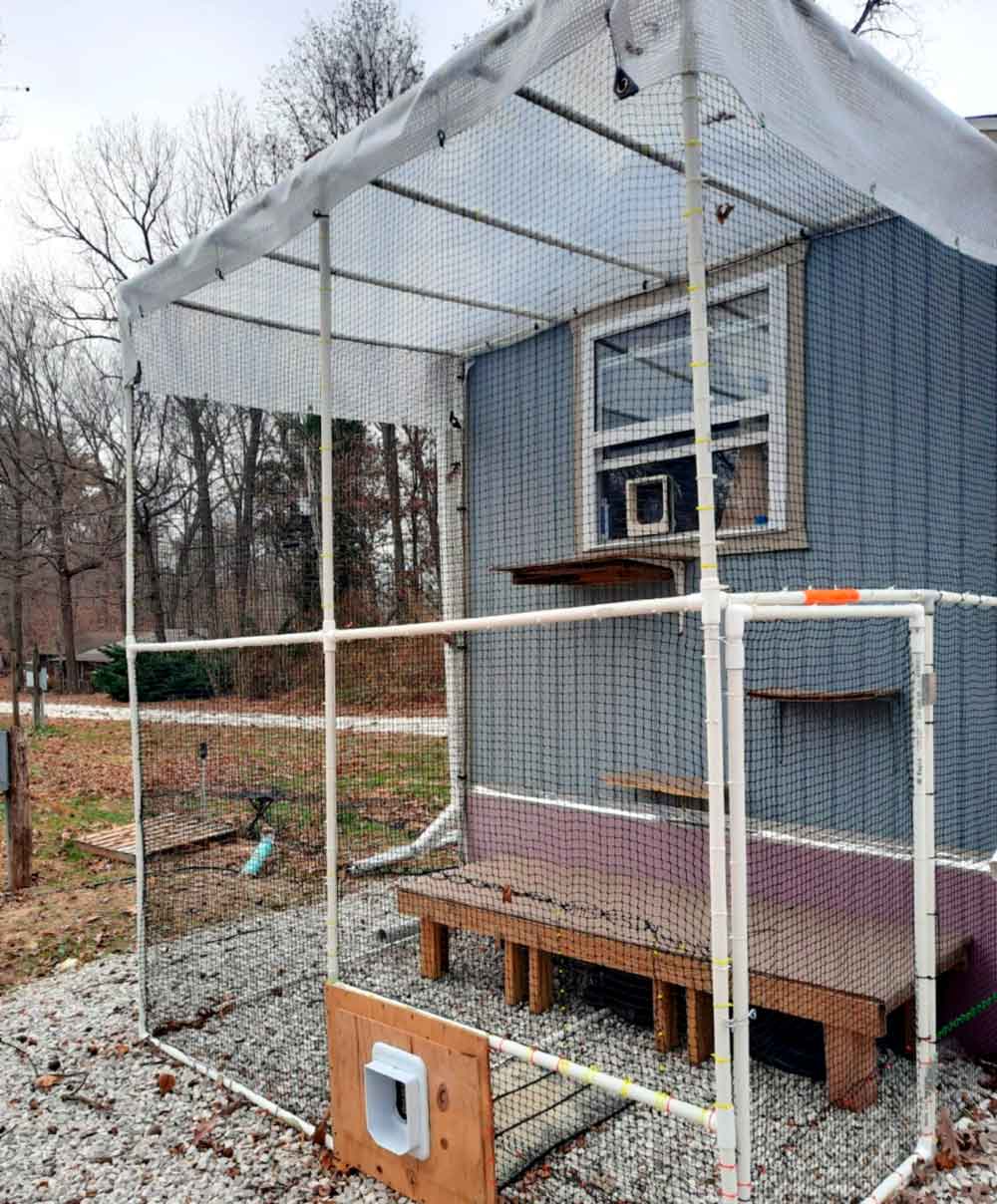 Cat Netting (by-the-metre) Black – Catnets Singapore